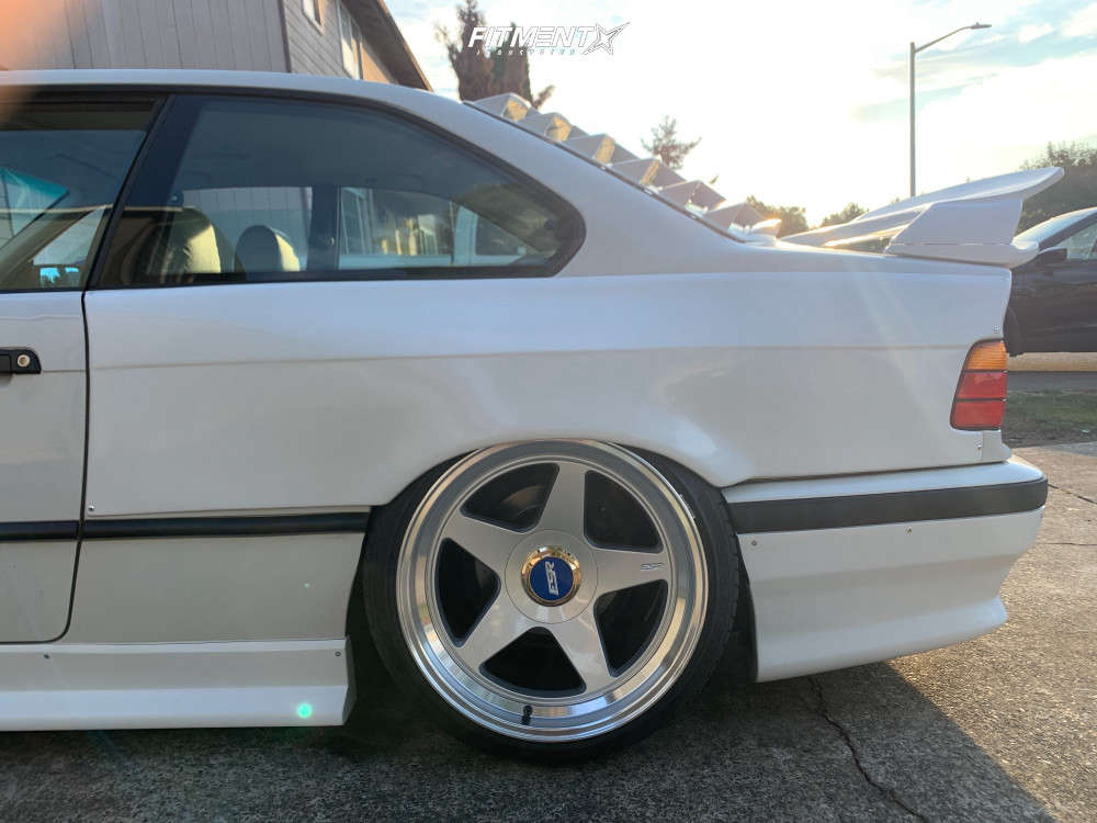 1994 BMW 325is Base with 18x10.5 ESR Forged CR5 and Cosmo 225x40 on ...