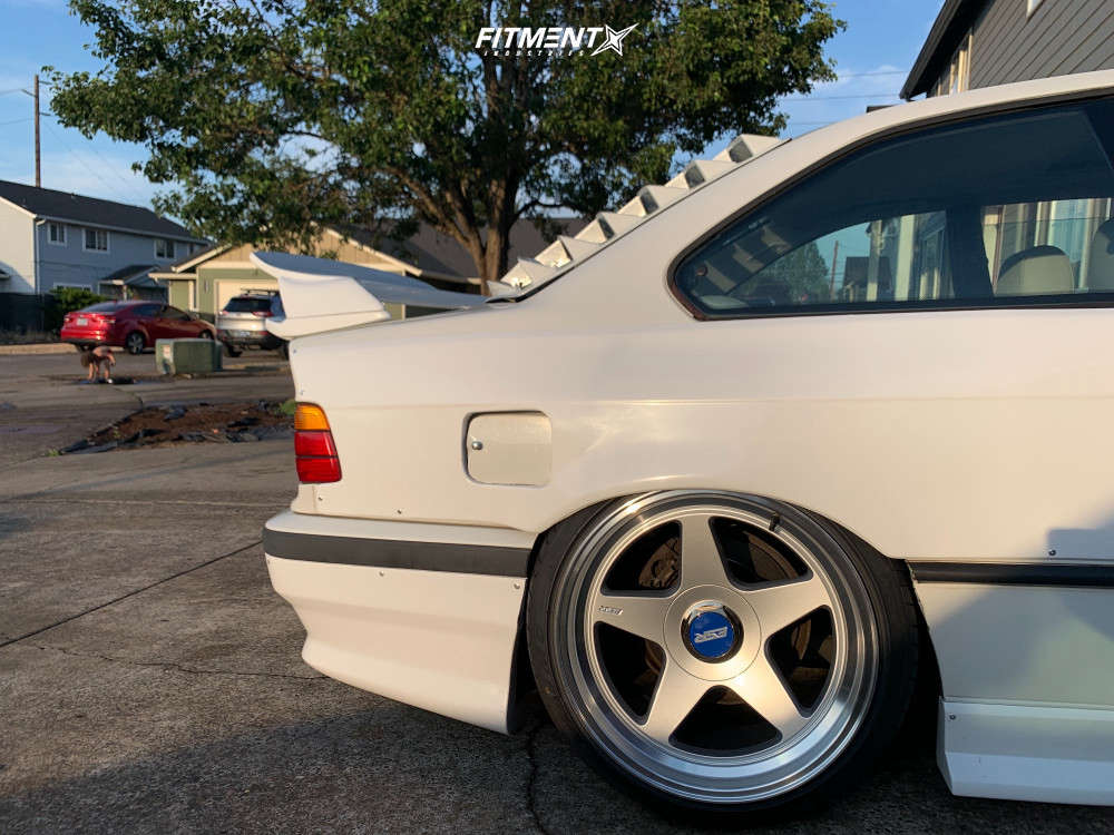 1994 BMW 325is Base with 18x10.5 ESR Forged CR5 and Cosmo 225x40 on ...