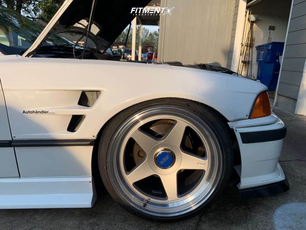 1994 BMW 325is Base with 18x10.5 ESR Forged CR5 and Cosmo 225x40 on ...