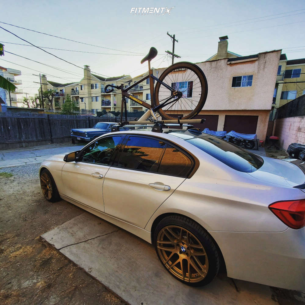 2016 BMW 328i Base with 19x8.5 ESR Rf1 and Hankook 225x30 on Stock ...