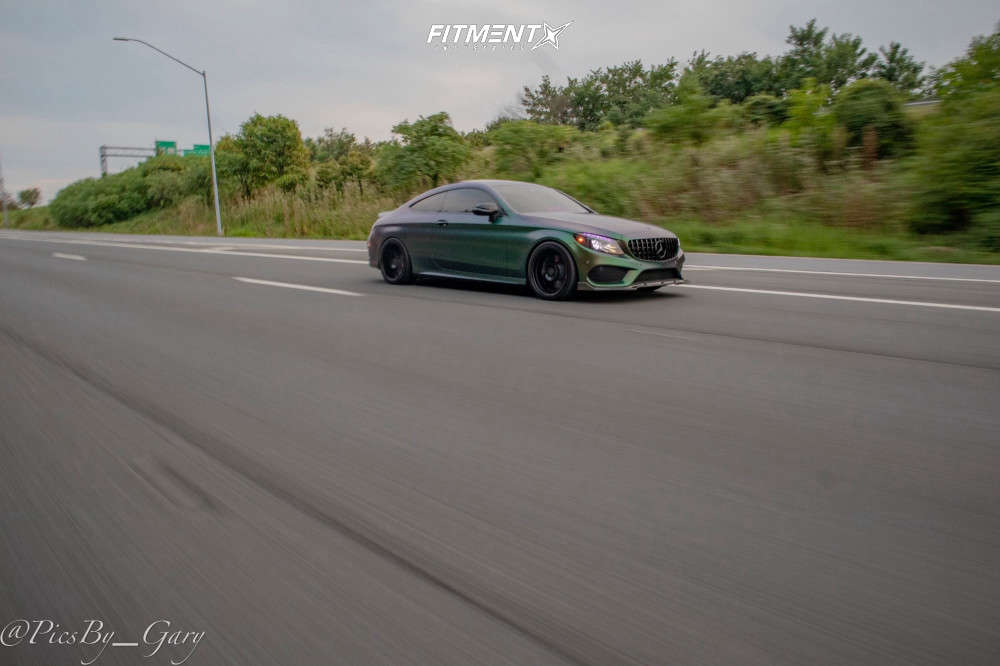 2017 Mercedes-Benz C300 4Matic Sport with 19x8.5 Verde Quantum and ...