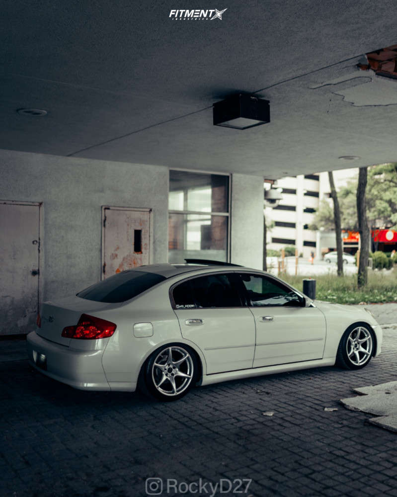 2005 INFINITI G35 X with 18x9.5 Kansei Tandem and Federal 245x55 on ...