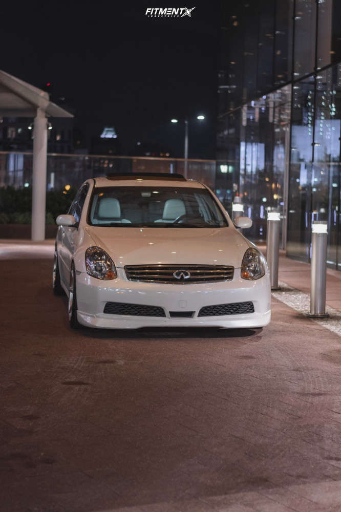 2005 INFINITI G35 X with 18x9.5 Kansei Tandem and Federal 245x55 on ...