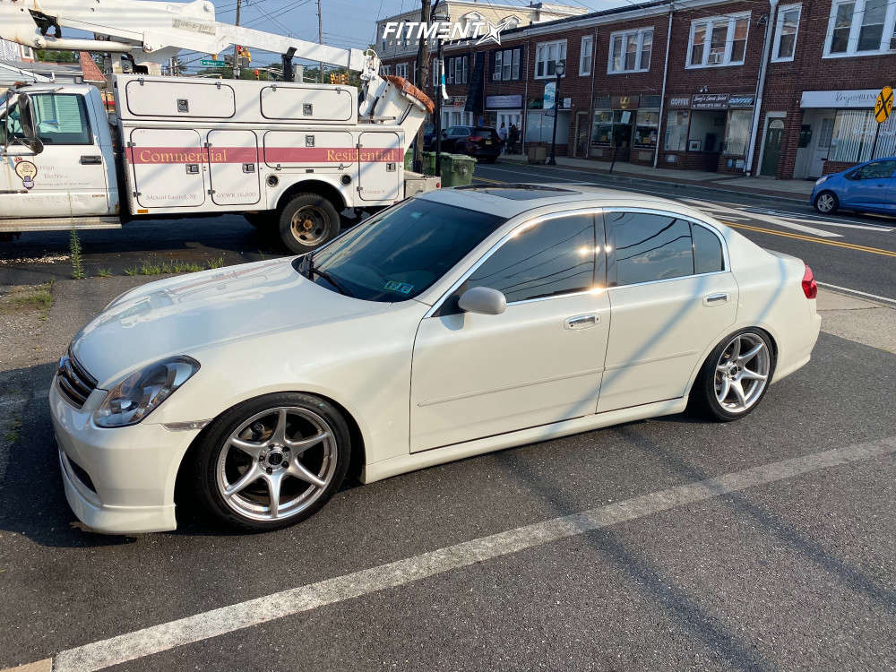 2005 INFINITI G35 X with 18x9.5 Kansei Tandem and Federal 245x55 on ...