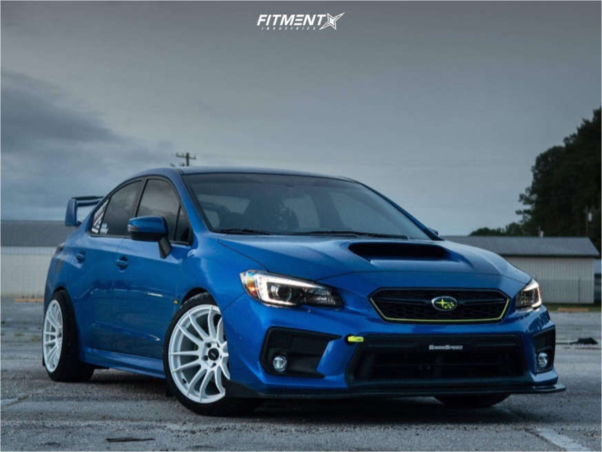 2020 Subaru WRX Limited with 18x9.5 AVID1 AV20 and Dunlop 245x40 on ...