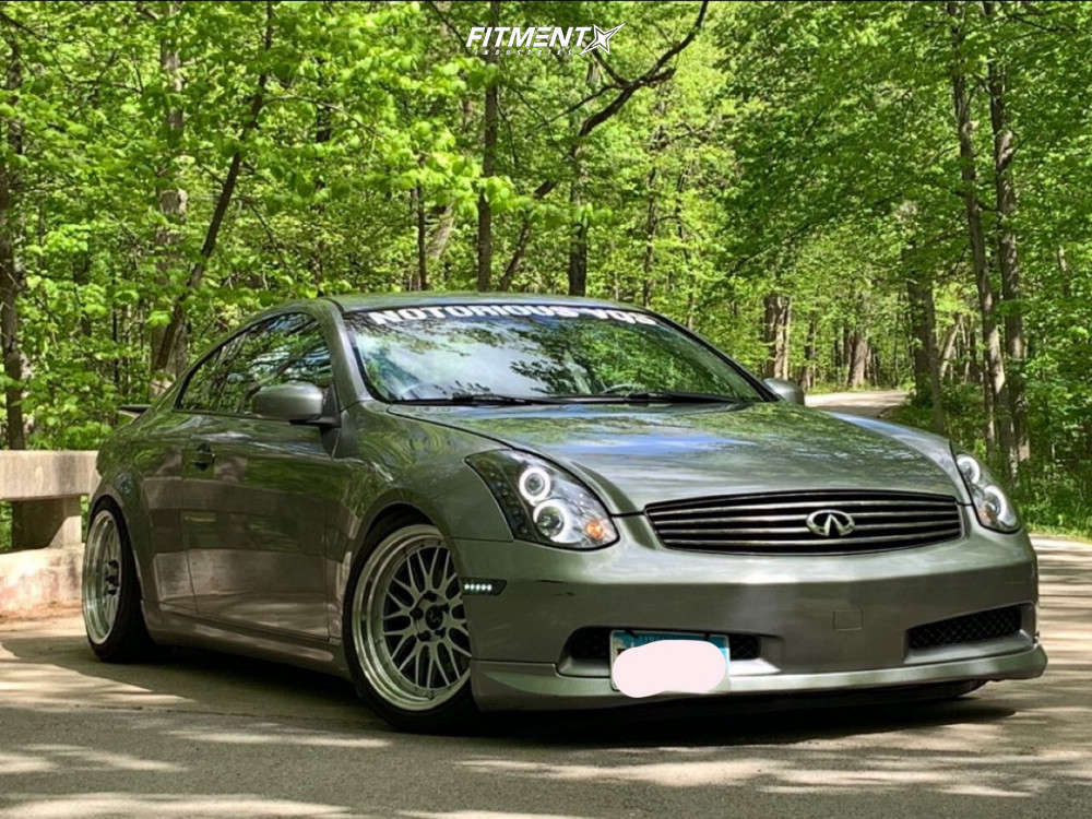 2004 INFINITI G35 Rwd 2dr Coupe w/Leather (3.5L 6cyl 5A) with 18x9.5 ...