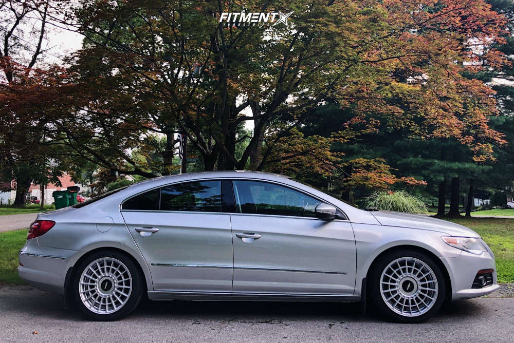 2012 Volkswagen CC Lux with 18x8.5 Rotiform Las-r and Firestone 235x40 ...