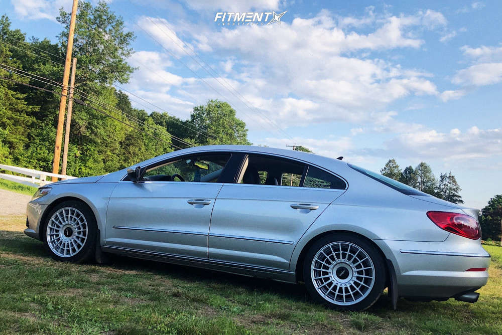 2012 Volkswagen CC Lux with 18x8.5 Rotiform Las-r and Firestone 235x40 ...