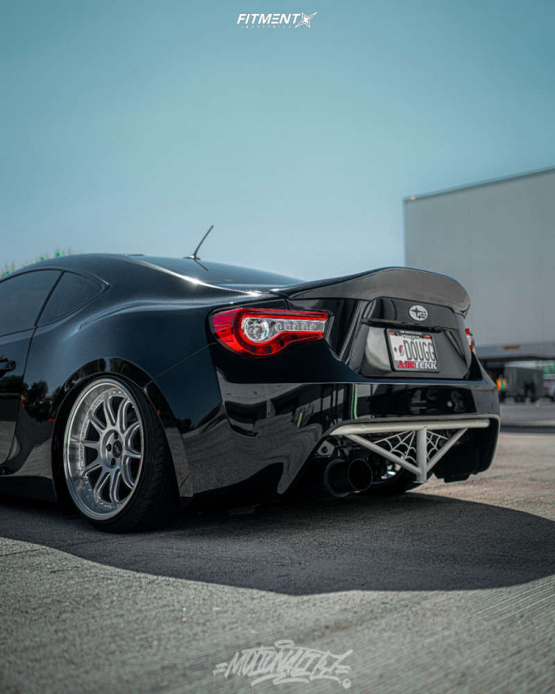 2013 Subaru BRZ Premium with 18x9.5 ESR Cs12 and Haida 215x35 on Air ...