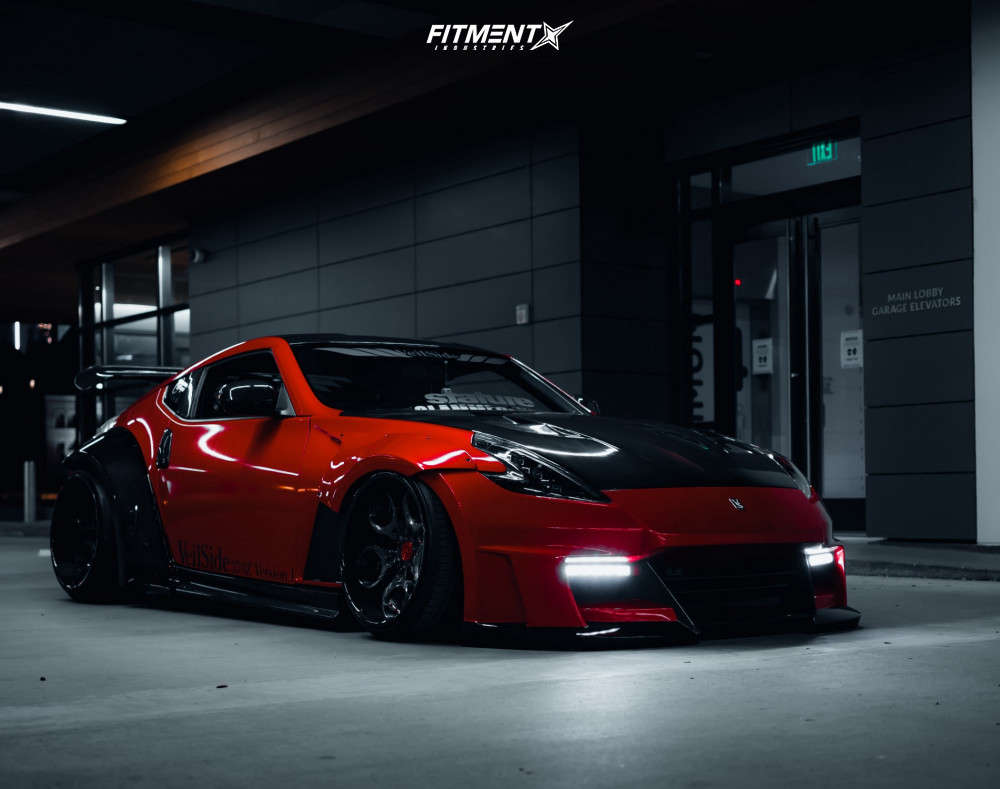 2016 Nissan 370Z Touring with 20x14 Avant Garde AG 46l and Accelera ...