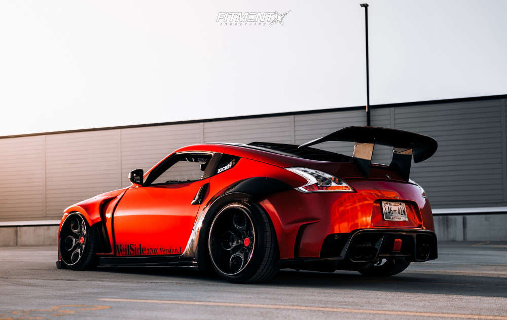 2016 Nissan 370Z Touring with 20x14 Avant Garde AG 46l and Accelera ...