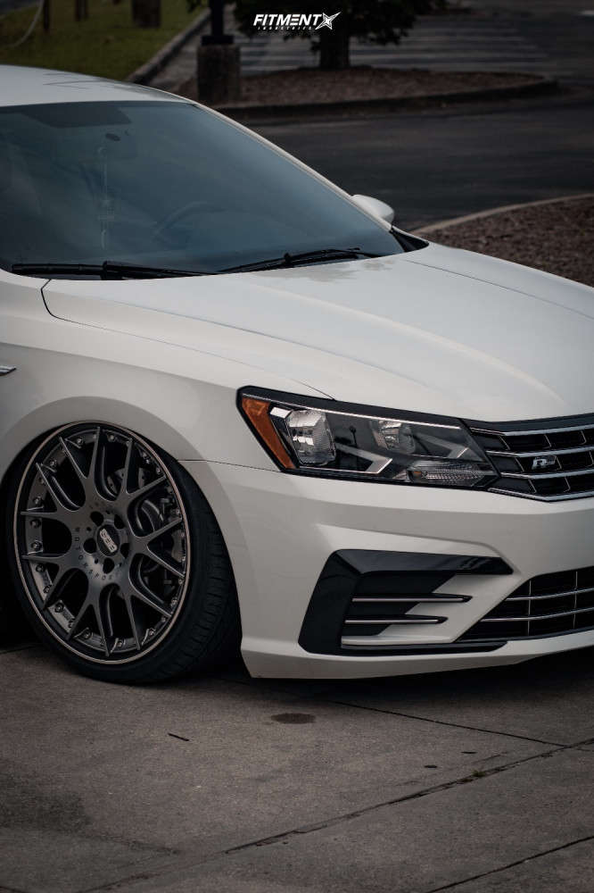 2017 Volkswagen Passat R-Line with 20x9 BBS Chrii and Delinte 225x35 on ...