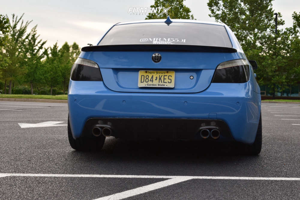 2008 BMW 550i Base with 19x10.5 ESR Cs15 and Milestar 275x30 on ...