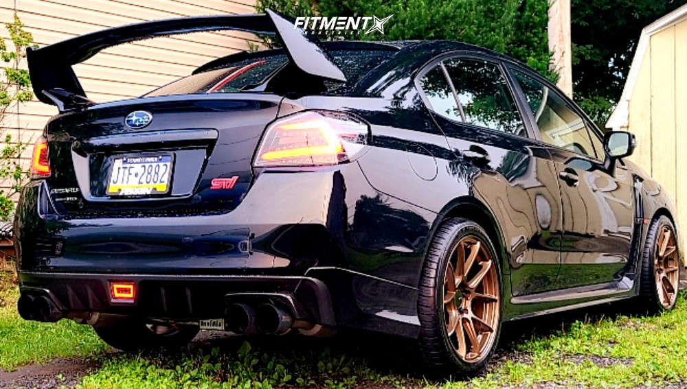 2020 Subaru WRX STI Base with 18x9.5 Enkei Tsv and Michelin 265x35 on ...