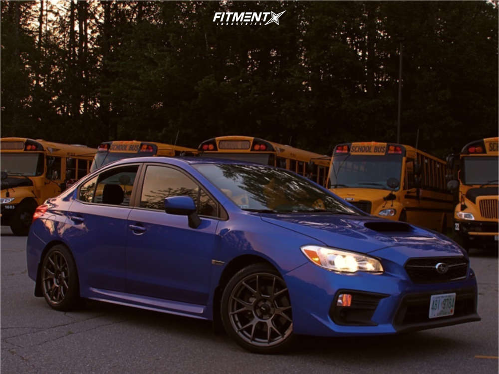2018 Subaru WRX Base with 18x8.5 Konig Ampliform and Vercelli 215x40 on ...