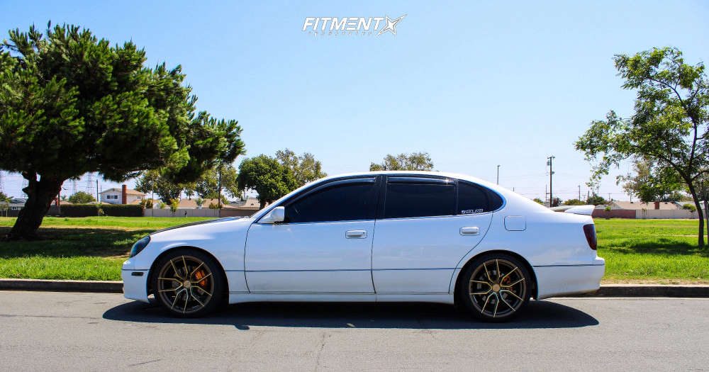 1998 Lexus GS400 Base with 19x8.5 XXR 559 and Lionhart 245x35 on ...