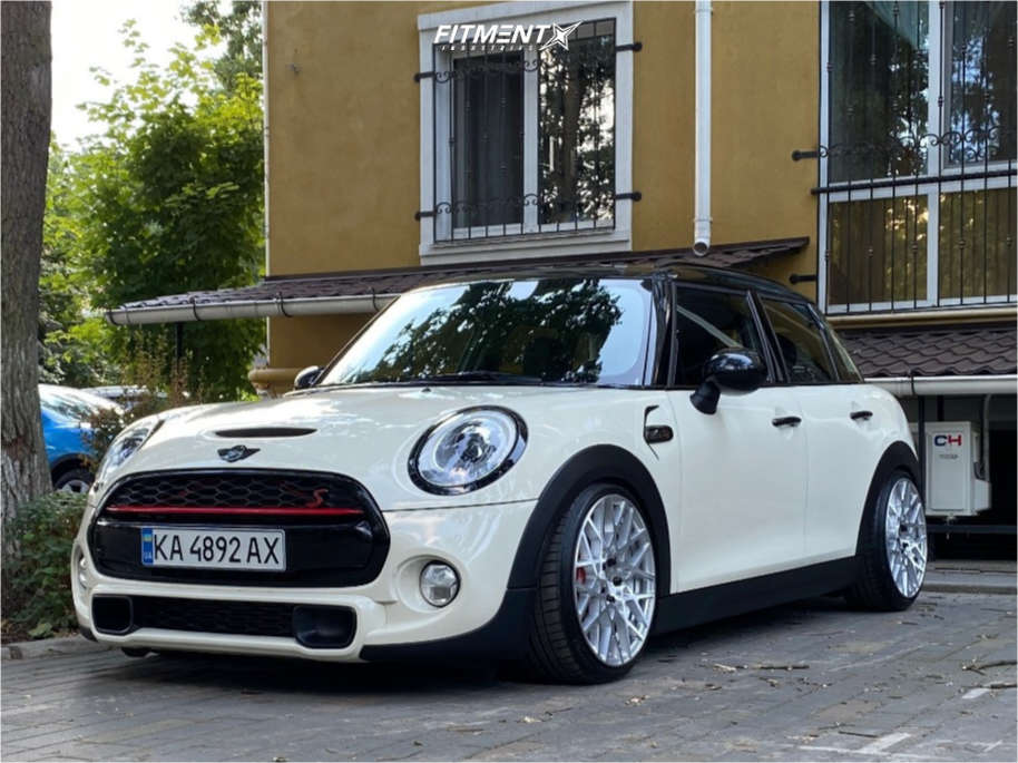 2015 Mini Cooper S with 18x8.5 Rotiform Blq and Michelin 205x40 on ...