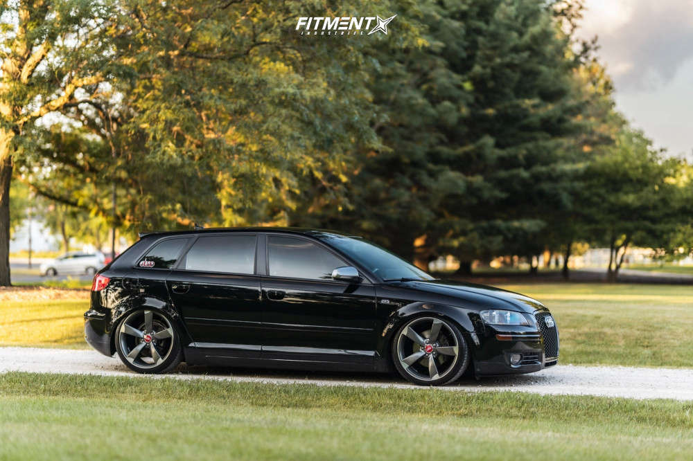 2008 Audi A3 Base with 19x8.5 Hartmann HTT-256-MA:M and Continental ...