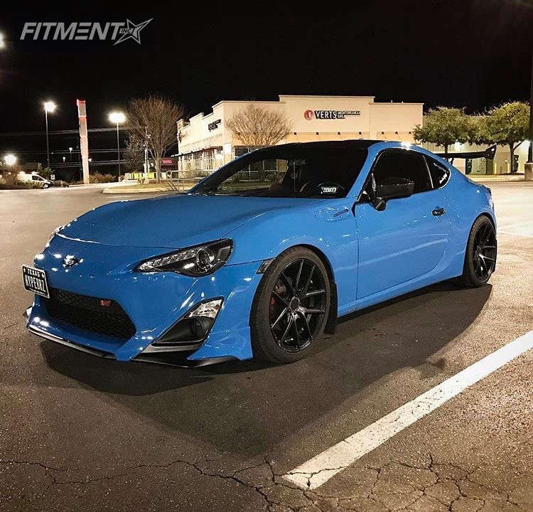 2016 Subaru BRZ Series.HyperBlue with 18x8 Niche Targa and Michelin ...