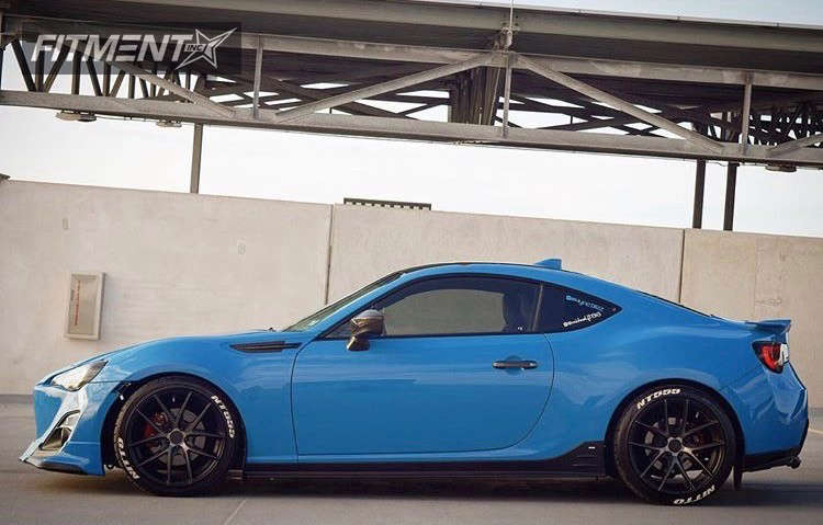 2016 Subaru BRZ Series.HyperBlue with 18x8 Niche Targa and Michelin ...