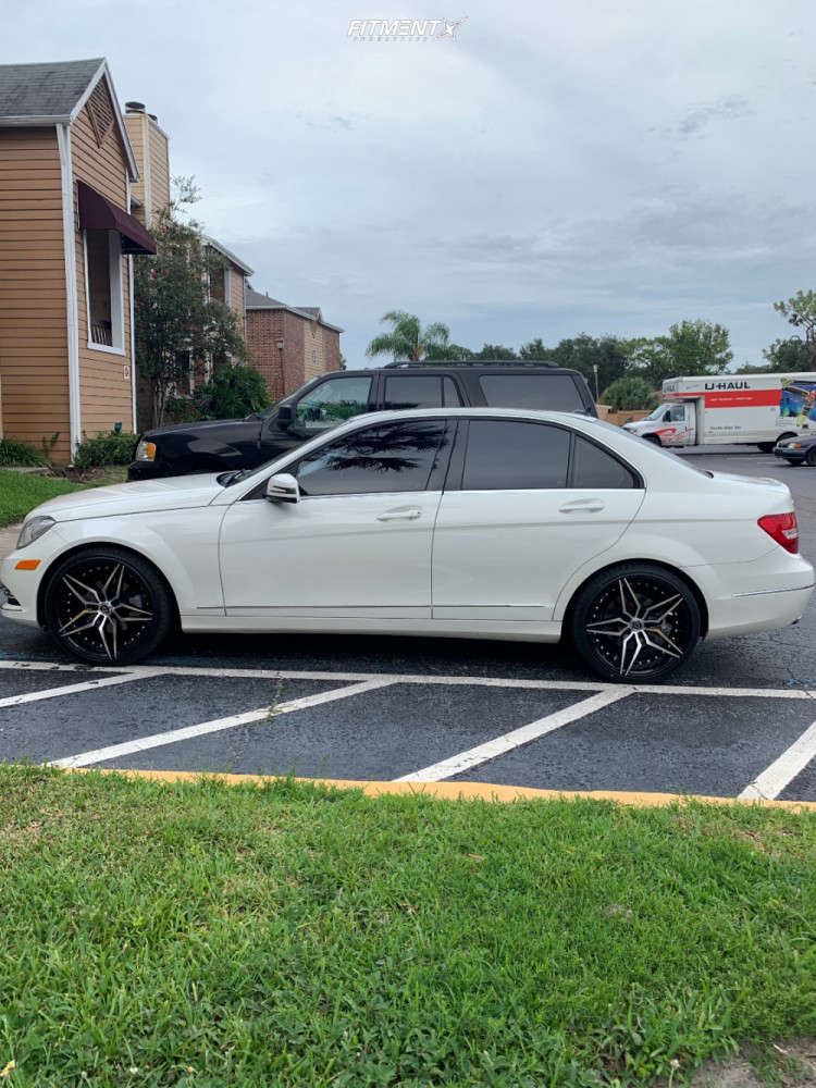 2012 Mercedes-Benz C300 4Matic Luxury with 19x8.5 Marquee Luxury M3259 ...