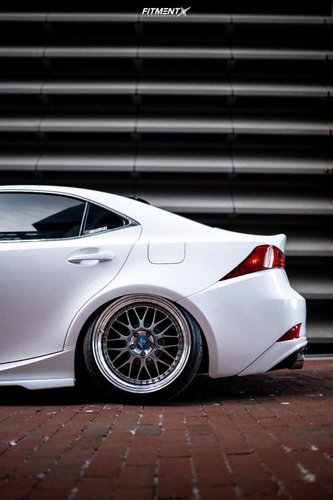 2016 Lexus IS300 F Sport with 19x9.5 Work Brombacher and Federal 215x35 ...