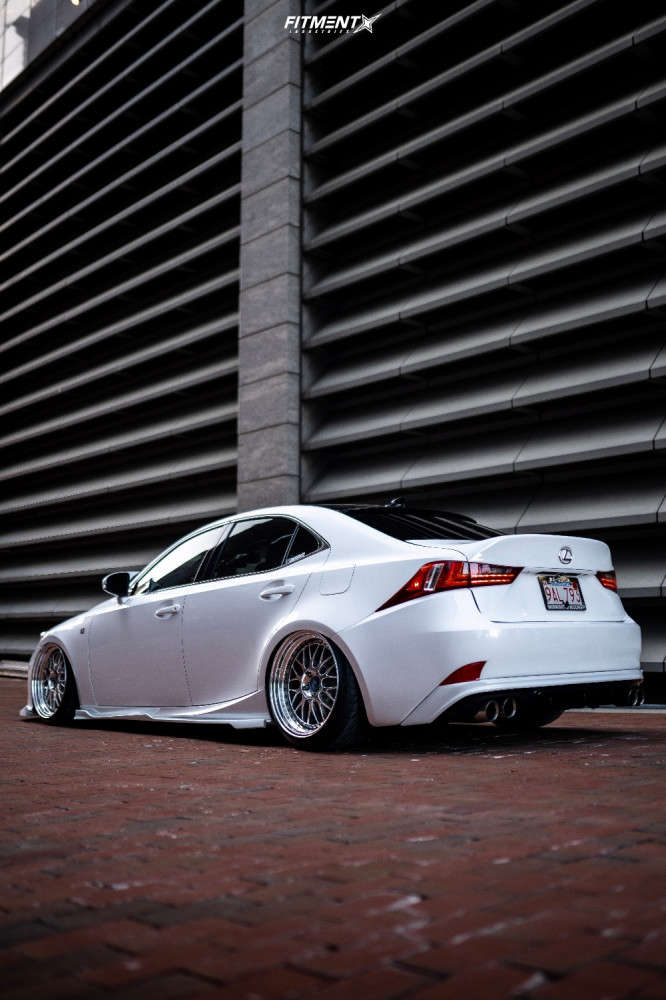 2016 Lexus IS300 F Sport with 19x9.5 Work Brombacher and Federal 215x35 ...