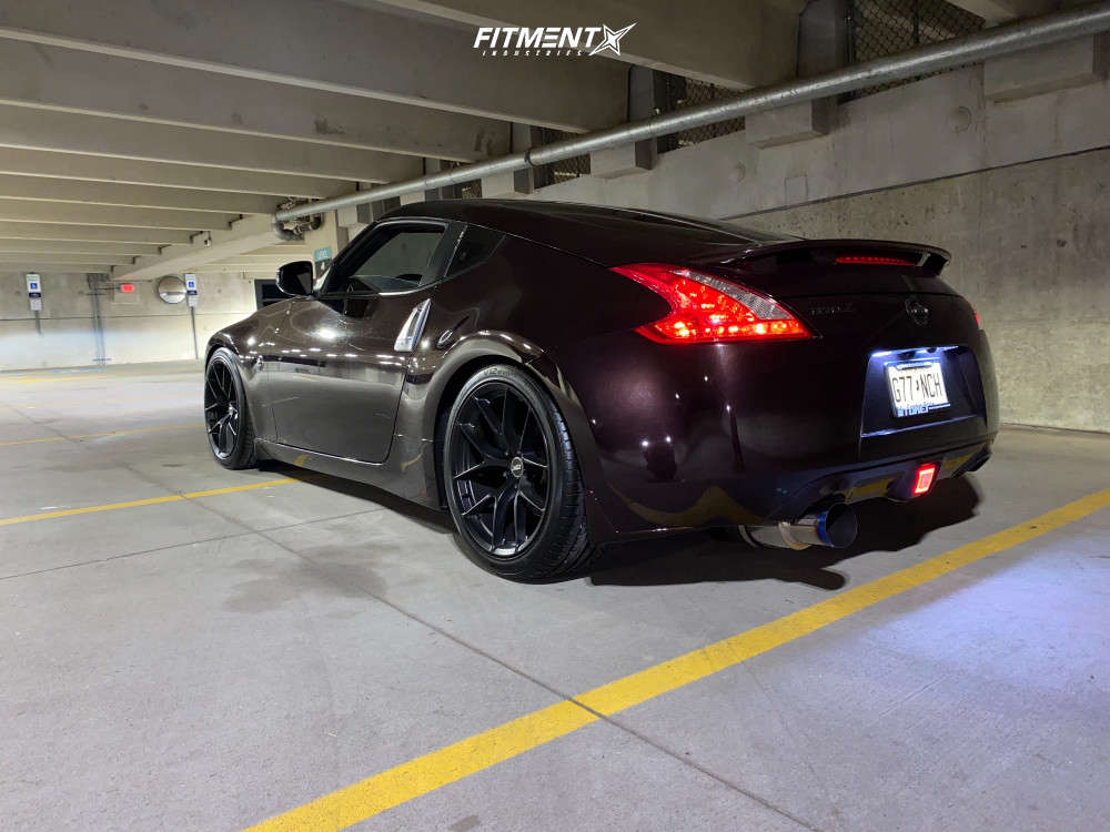 2012 Nissan 370Z Base with 19x9.5 ESR Rf2 and Hankook 245x40 on ...