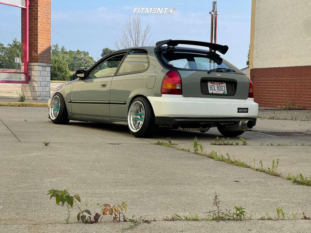 1996 Honda Civic DX with 15x9 JNC Jnc003 and Federal 195x45 on ...