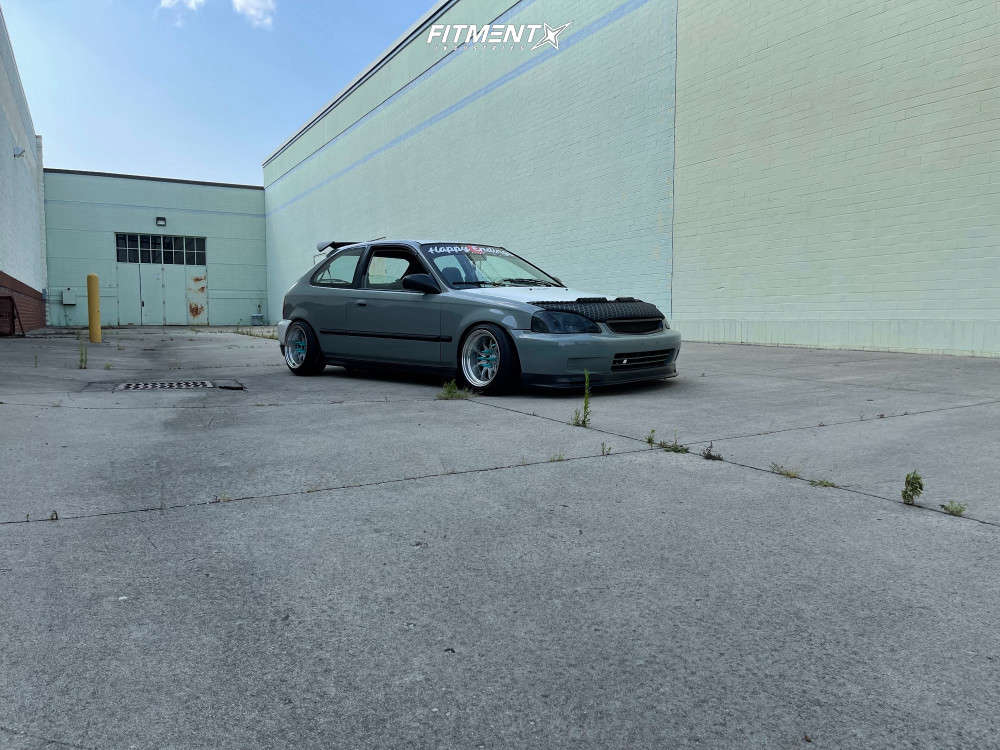 1996 Honda Civic DX with 15x9 JNC Jnc003 and Federal 195x45 on ...