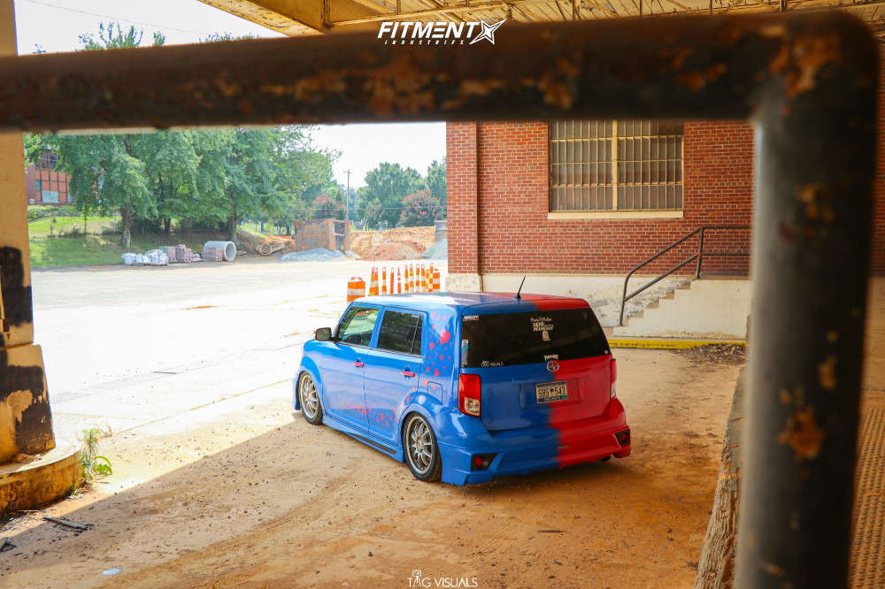 2011 Scion XB Base with 18x8.5 F1R F29 and BFGoodrich 215x35 on Air ...