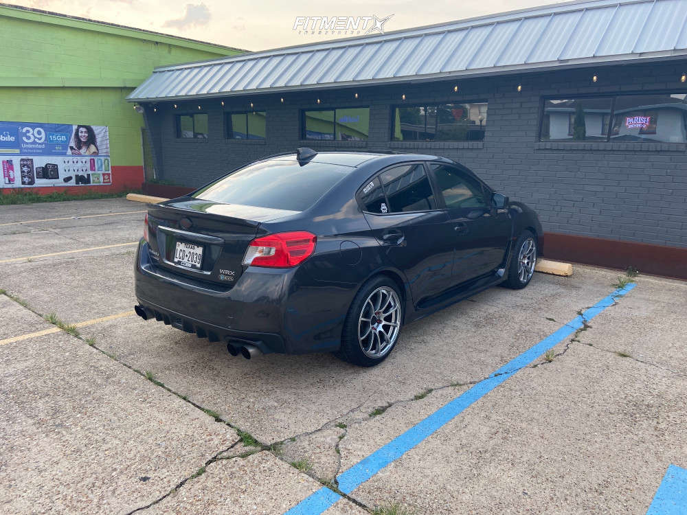 2018 Subaru WRX Limited with 18x9.5 AVID1 AV27 and Continental 245x40 ...