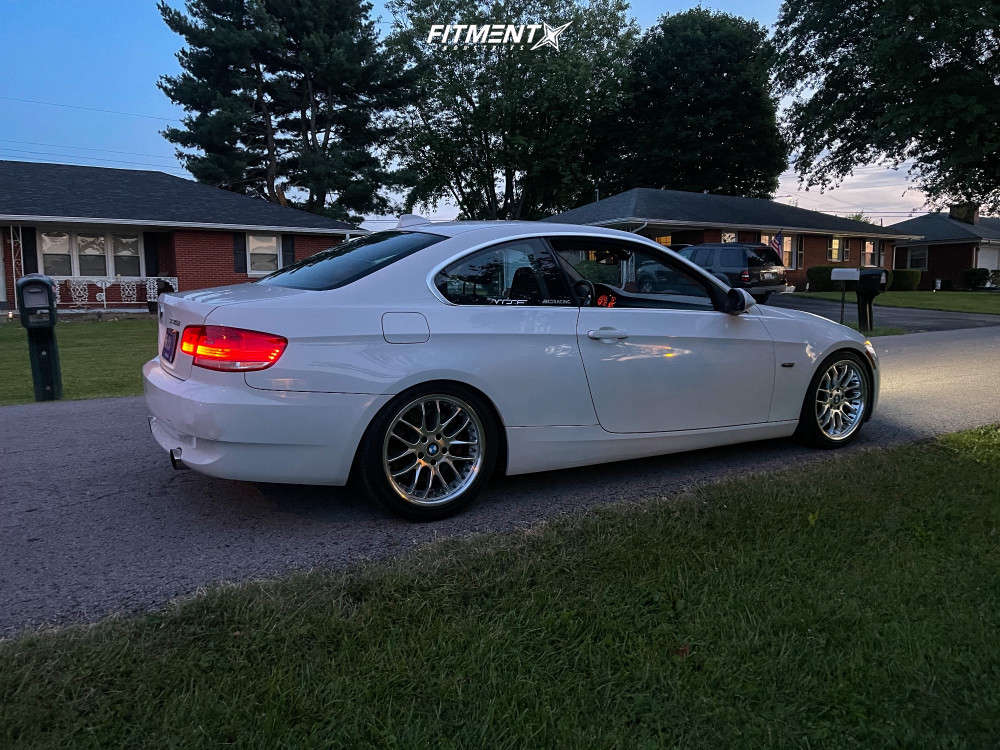 2007 BMW 335i Base with 18x8 MRR Gt7 and Continental 235x40 on ...