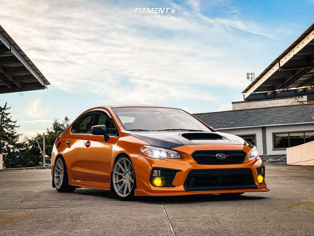 2020 Subaru WRX Base with 18x9.5 F1R F01 and Toyo Tires 245x35 on ...