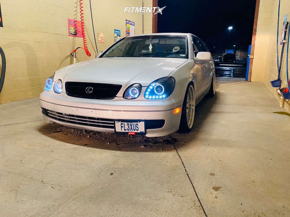 1998 Lexus GS300 4dr Sedan with 19x9.5 Aodhan Ah02 and Advanta 225x35 ...