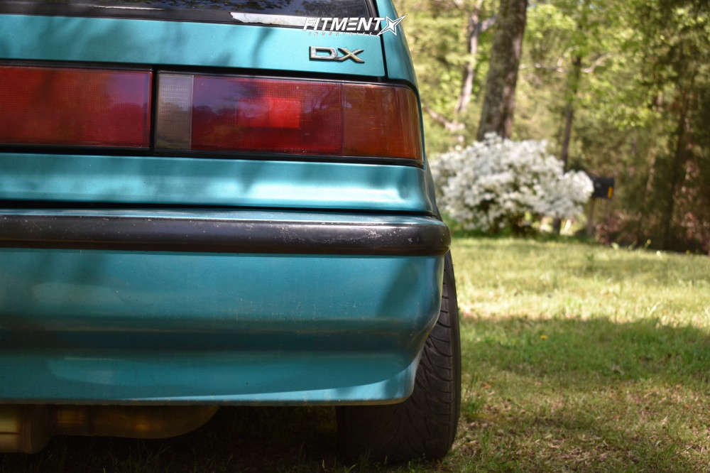 1991 Honda Civic DX with 15x8 Vors Tr3 and Toyo Tires 195x45 on ...