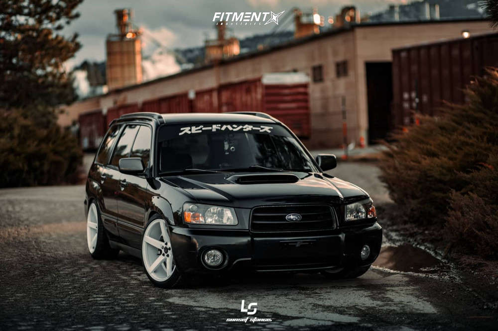 2004 Subaru Forester XT with 18x9 JNC Jnc026 and Continental 225x40 on ...