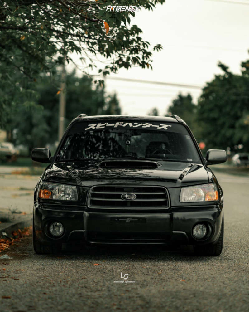 2004 Subaru Forester XT with 18x9 JNC Jnc026 and Continental 225x40 on ...