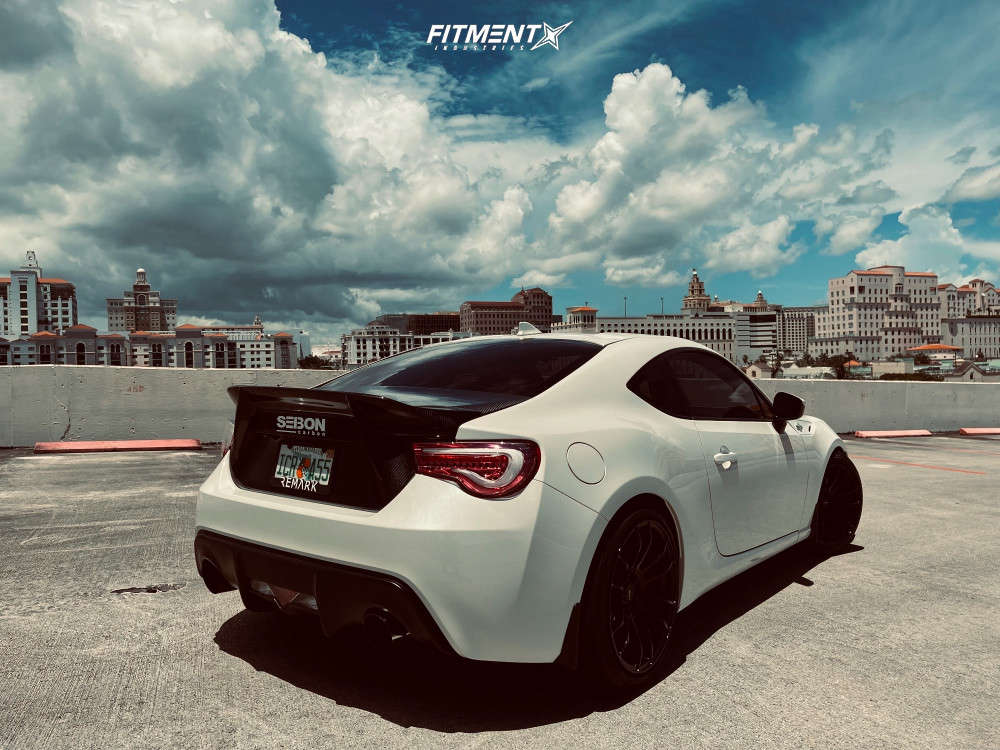 2016 Scion FR-S Base with 18x9.5 AVID1 AV20 and Continental 245x40 on ...