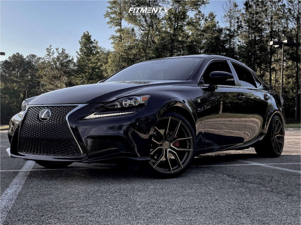 2014 Lexus IS250 F Sport with 19x8.5 XXR 559 and Continental 245x35 on ...