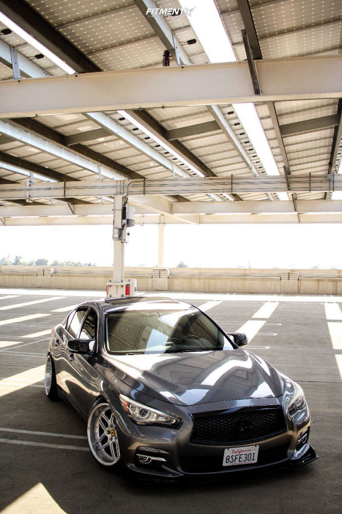 2014 INFINITI Q50 Premium with 19x10.5 ESR Cs15 and Lionhart 225x35 on ...