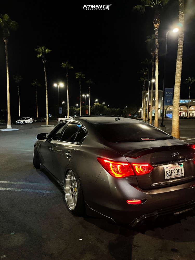 2014 INFINITI Q50 Premium with 19x10.5 ESR Cs15 and Lionhart 225x35 on ...