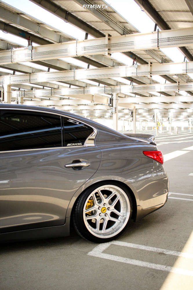 2014 INFINITI Q50 Premium with 19x10.5 ESR Cs15 and Lionhart 225x35 on ...