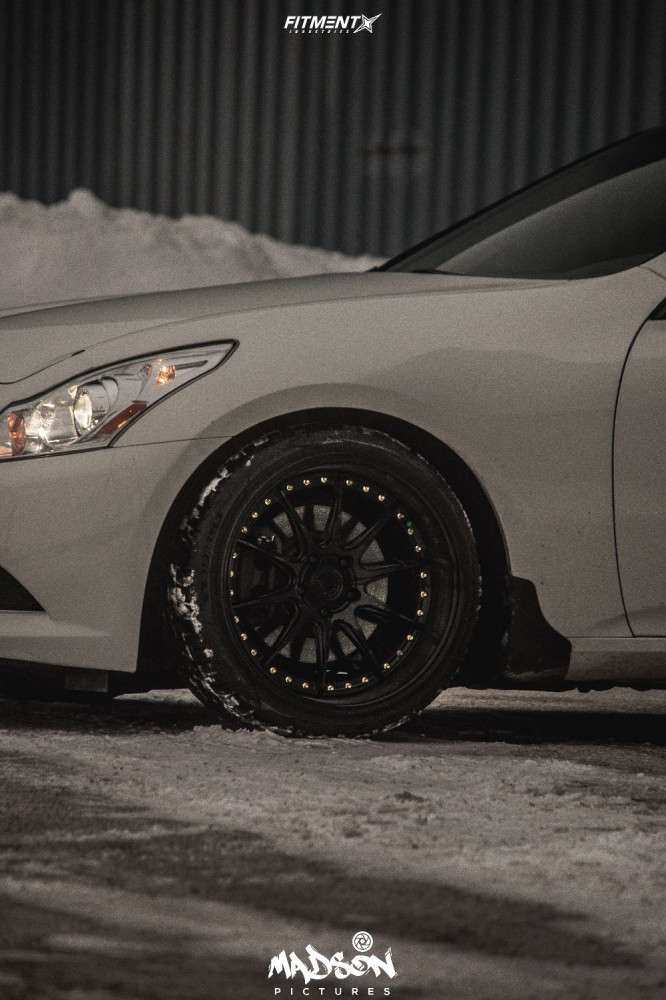 2012 INFINITI G37 X with 19x11 Aodhan Ds07 and Michelin 235x35 on ...