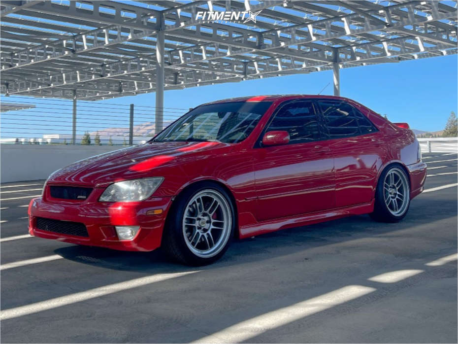 2002 Lexus IS300 E-Shift 4dr Sedan (3.0L 6cyl 5A) with 18x9 Enkei Rpf1 ...