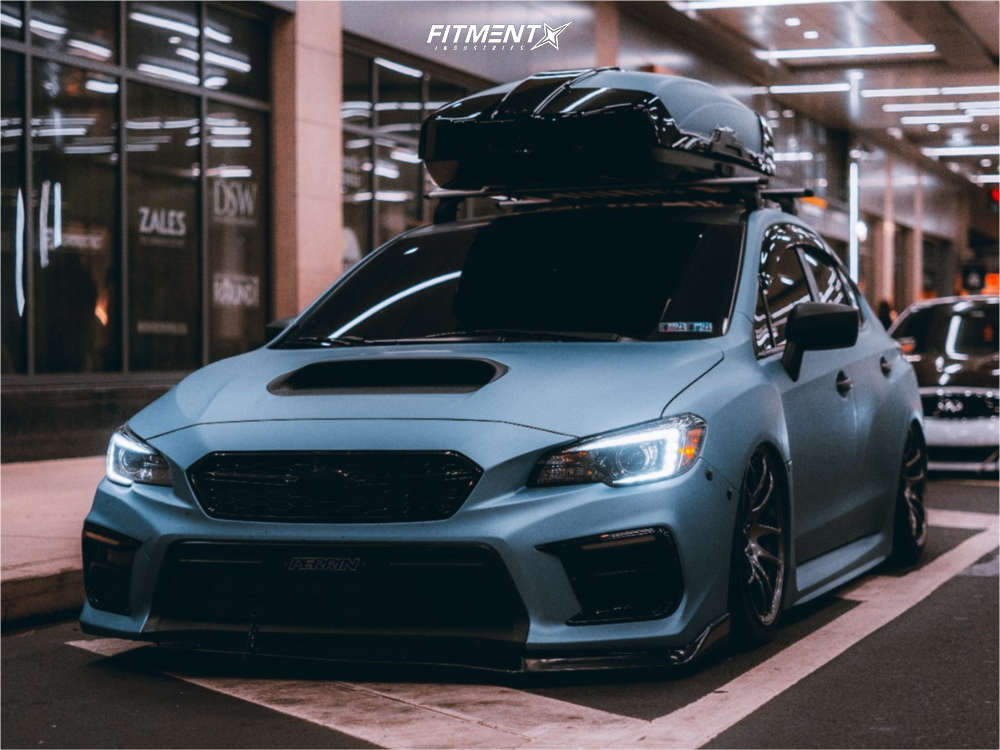 2019 Subaru WRX Limited with 18x9.5 Work Emotion Cr Kiwami and Nankang ...