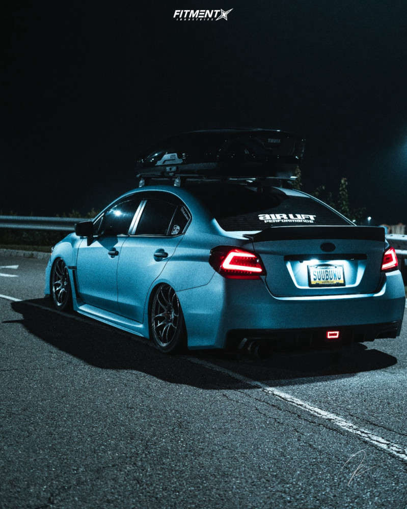 2019 Subaru WRX Limited with 18x9.5 Work Emotion Cr Kiwami and Nankang ...