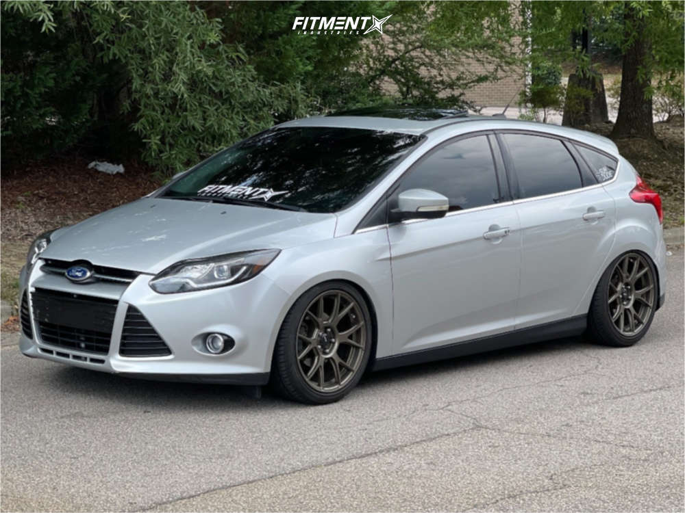 2013 Ford Focus Titanium with 18x8.5 Konig Ampliform and Delinte 235x40 ...