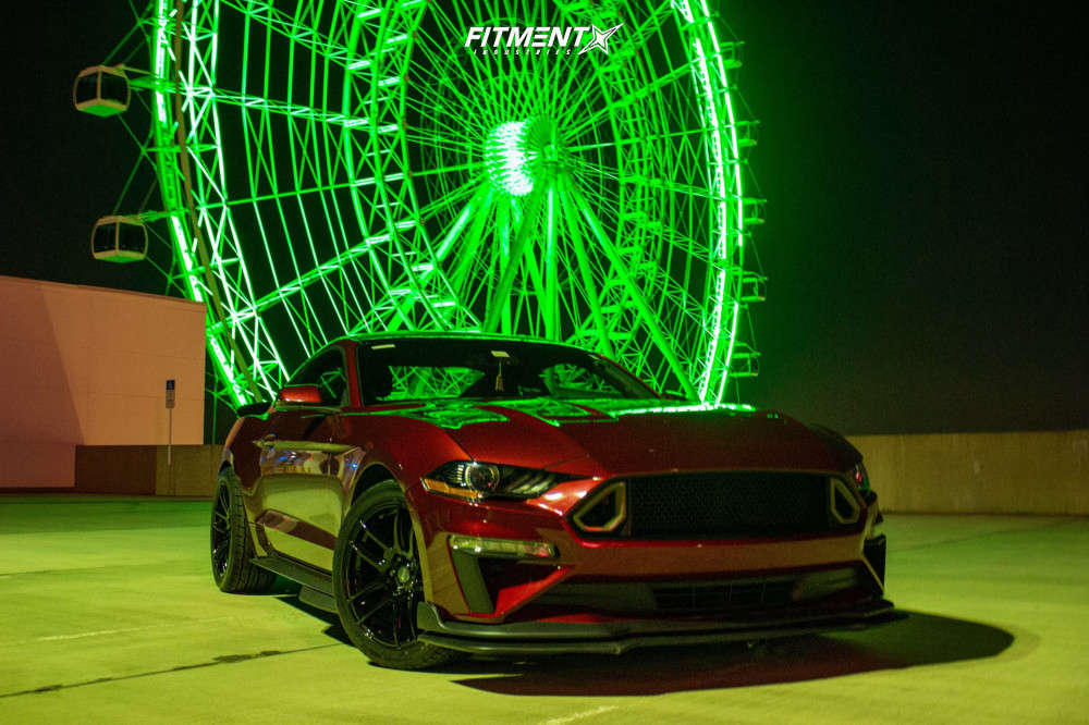 2019 Ford Mustang EcoBoost with 19x8.5 ESR Cs8 and Nitto 255x40 on ...