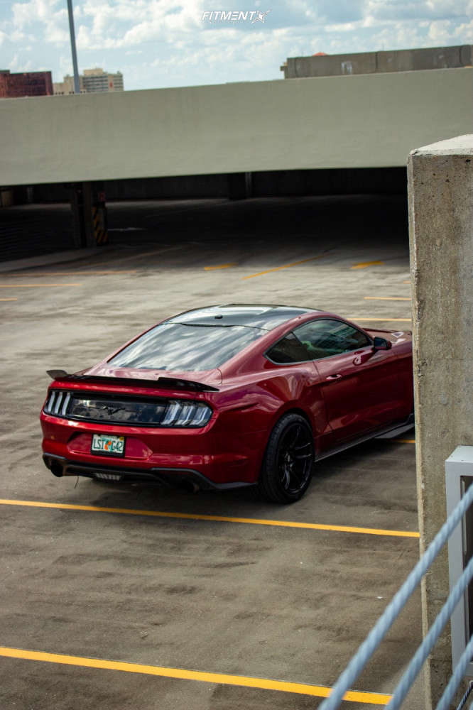 2019 Ford Mustang EcoBoost with 19x8.5 ESR Cs8 and Nitto 255x40 on ...